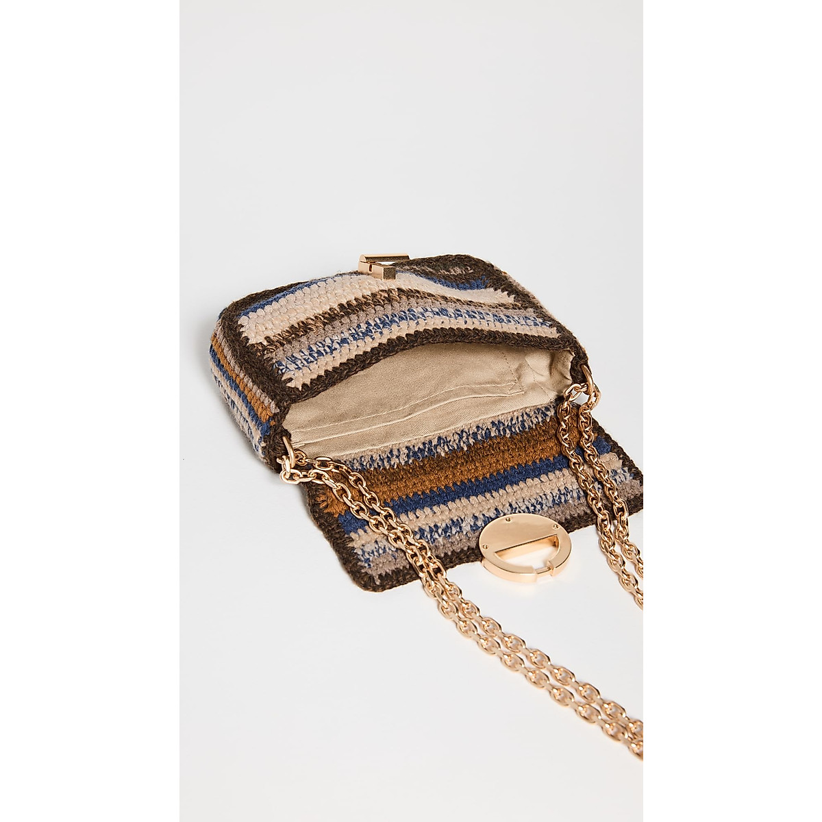 Vanessa Bruno Women's Laine Nano Bag, Multi Biscuit, One Size