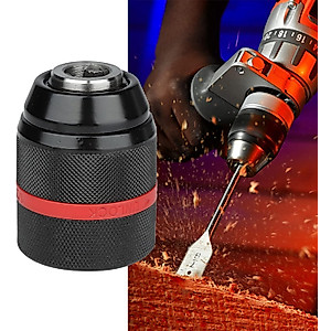 Keyless Hand Drill Chuck, for Milwaukee M18, 1/2-20UNF Mount 2~13mm Self-tighten Drill Chuck for Hand Drill Impact Driver Power Drill ﻿