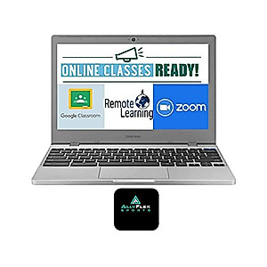 Newest Samsung Chromebook 4 11.6” Laptop Computer for Business Student, Intel Celeron N4020, 4GB RAM, 80GB Space(16GB eMMC+64GB USB), up to 12.5 Hrs Battery Life, USB Type-C, WiFi, Chrome OS, JVQ MP