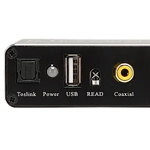 DAC Bluetooth Adapter, Coaxial SPDIF Optical Input Aluminium Alloy DAC Converter Multifunctional with Remote Control for Teaching