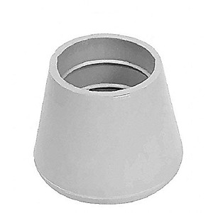 Vico Marine - TPE Rubber Gray Crutch Tips - Won't Scuff Floors - 7/8" - 5 Pack