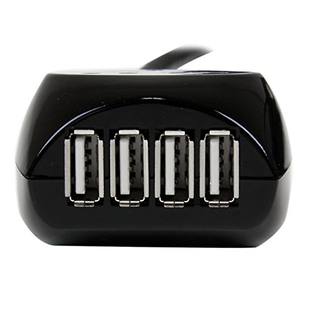 StarTech.com 15m USB 2.0 Active Cable with 4 Port Hub - Long USB Cable with 4 port USB Hub - USB A (M) to 4x USB A (F) - 15m, 50 ft Black, TAA (USB2EXT4P15M)