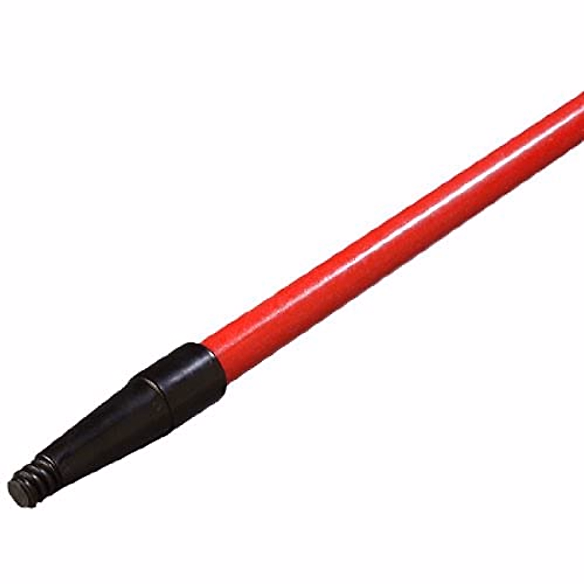 SPARTA 4022005 Spectrum Fiberglass Broom Handle, Mop Handle, Replacement Handle With Acme Threaded Tip For Commercial Cleaning, 60 Inches, Red, (Pack of 12)