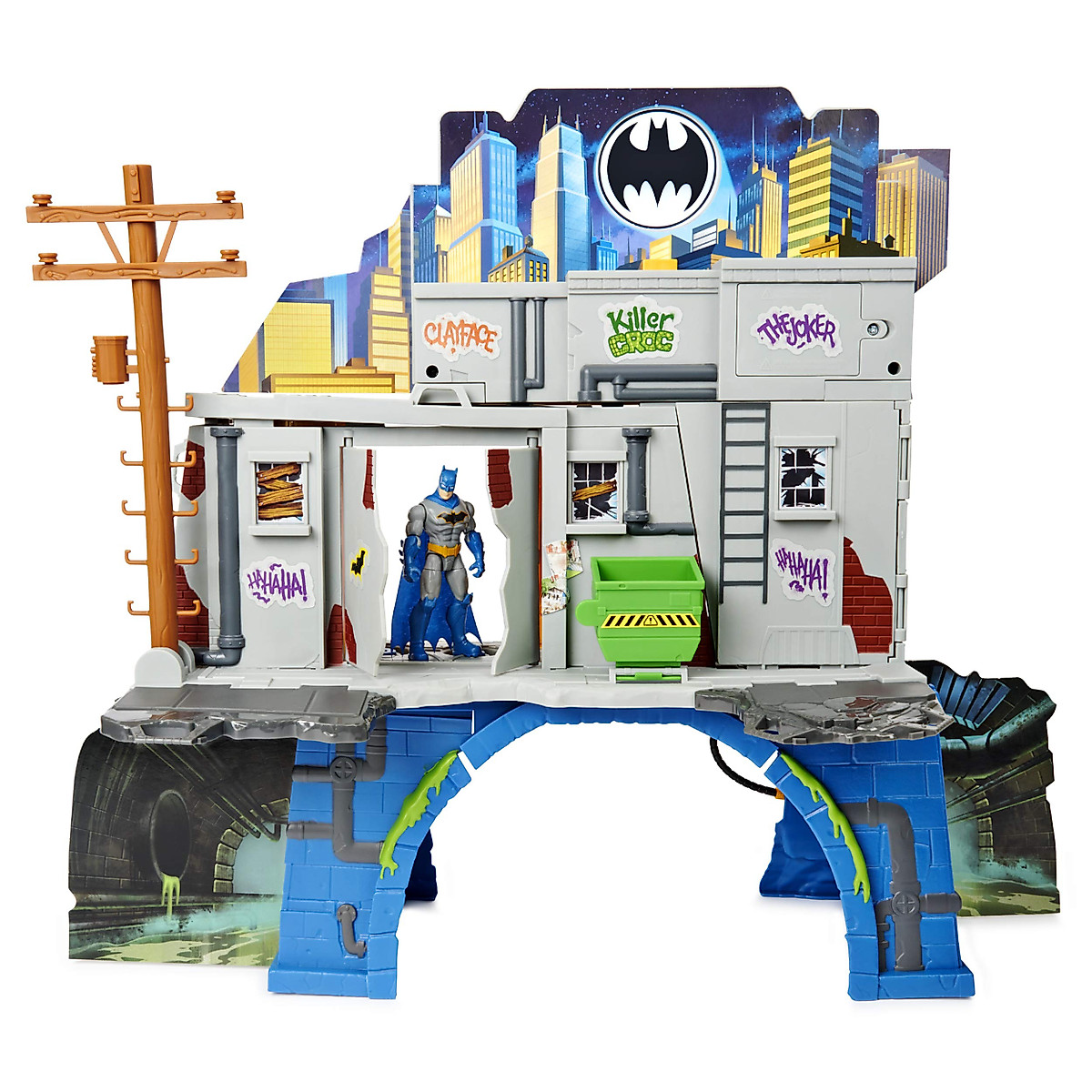 Spin Master Batman 3-in-1 Batcave Playset with Exclusive Batman Action Figure and Battle Armor