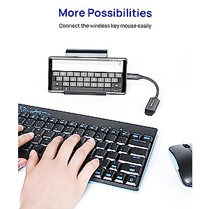 USB C to USB Adapter [2 Pack], JSAUX USB Type C Male to USB 3.0 Female OTG Cable Thunderbolt3 to USB Adapter Compatible with MacBook Pro/Air 2019 2018 2017, Samsung Galaxy S20 S20+ Ultra Note 10 S9 S8