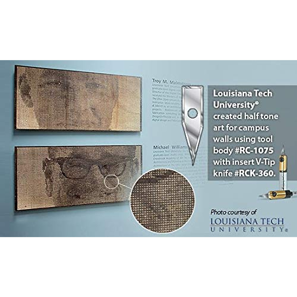 Amana Tool - 45°. 010" V Tip/Rc-1075/1076 (RCK-512), Industrial Grade