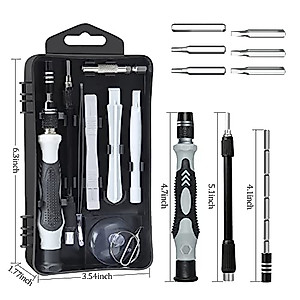 Precision Screwdriver Set, Lifegoo 122pcs Magnetic Repair Tool Kit for iPhone Series/Mac/iPad/Tablet/Laptop/Xbox Series/PS3/PS4/Nintendo Switch/Eyeglasses/Watch/Cellphone/PC/Camera/Electronic