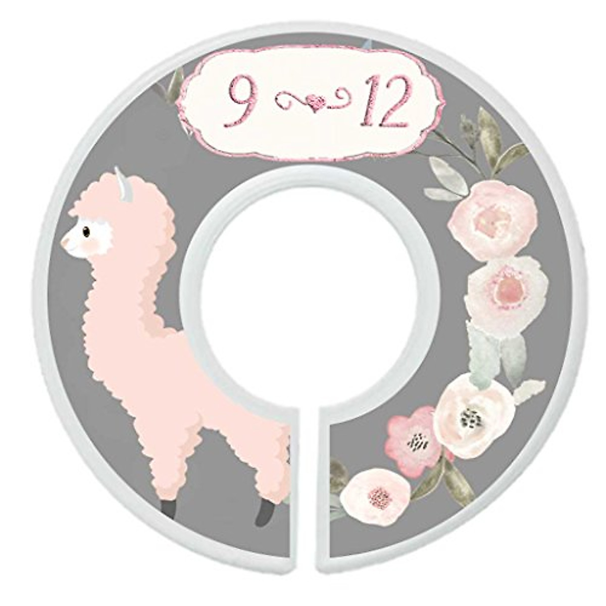 Mumsy Goose Nursery Closet Dividers Closet Organizers Baby Girl Clothes Dividers Llamas