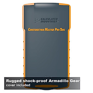 Calculated Industries 4080 Construction Master Pro Trig Advanced Construction Math Feet-Inch-Fraction Calculator with Full Trig Function for Architects, Engineers, Contractors, Estimators and Framers