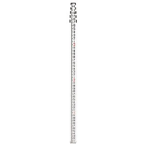 Mountlaser Aluminum Grade Rod - 8ths, with Carrying Case and Rod Leve (16 Foot)