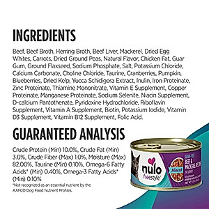 Nulo Freestyle Cat and Kitten Minced Wet Canned Food, Premium All Natural Grain-Free Shredded Wet Cat Food, Protein-Rich with Omega 6 and 3 Fatty Acids to Support Skin Health and Soft Fur