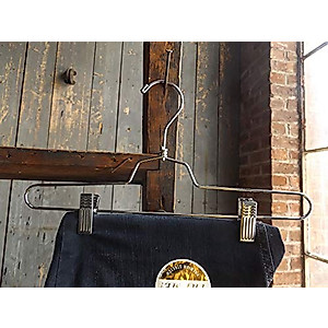 NAHANCO SLD-Pant Metal Pant Hangers, 14", Chrome (Pack of 100)