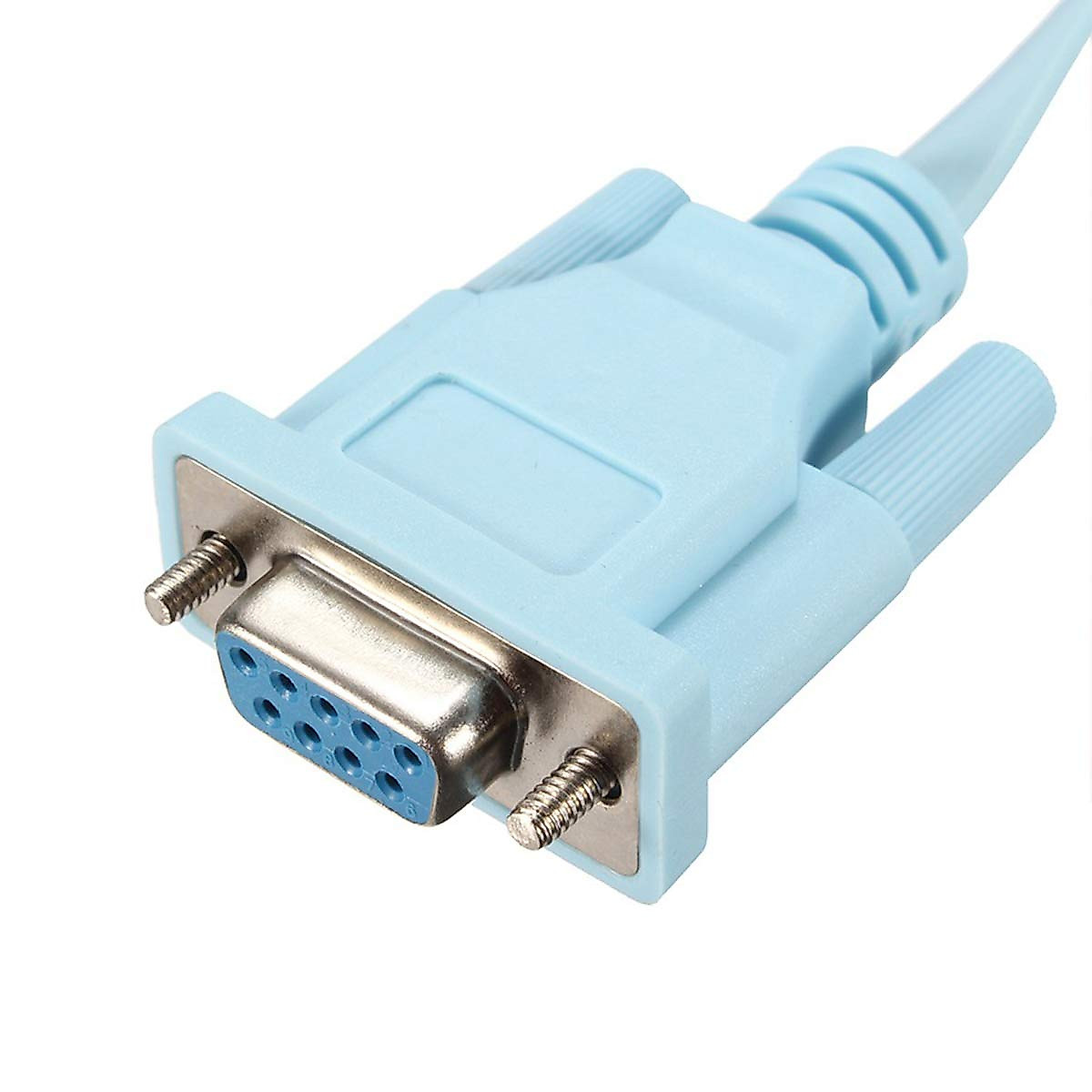 NEORTX Console Cable, RJ45 Ethernet to RS232 DB9 COM Port Serial Parent Router Network Adapter Cable for Cisco Router, Firewall, Switch