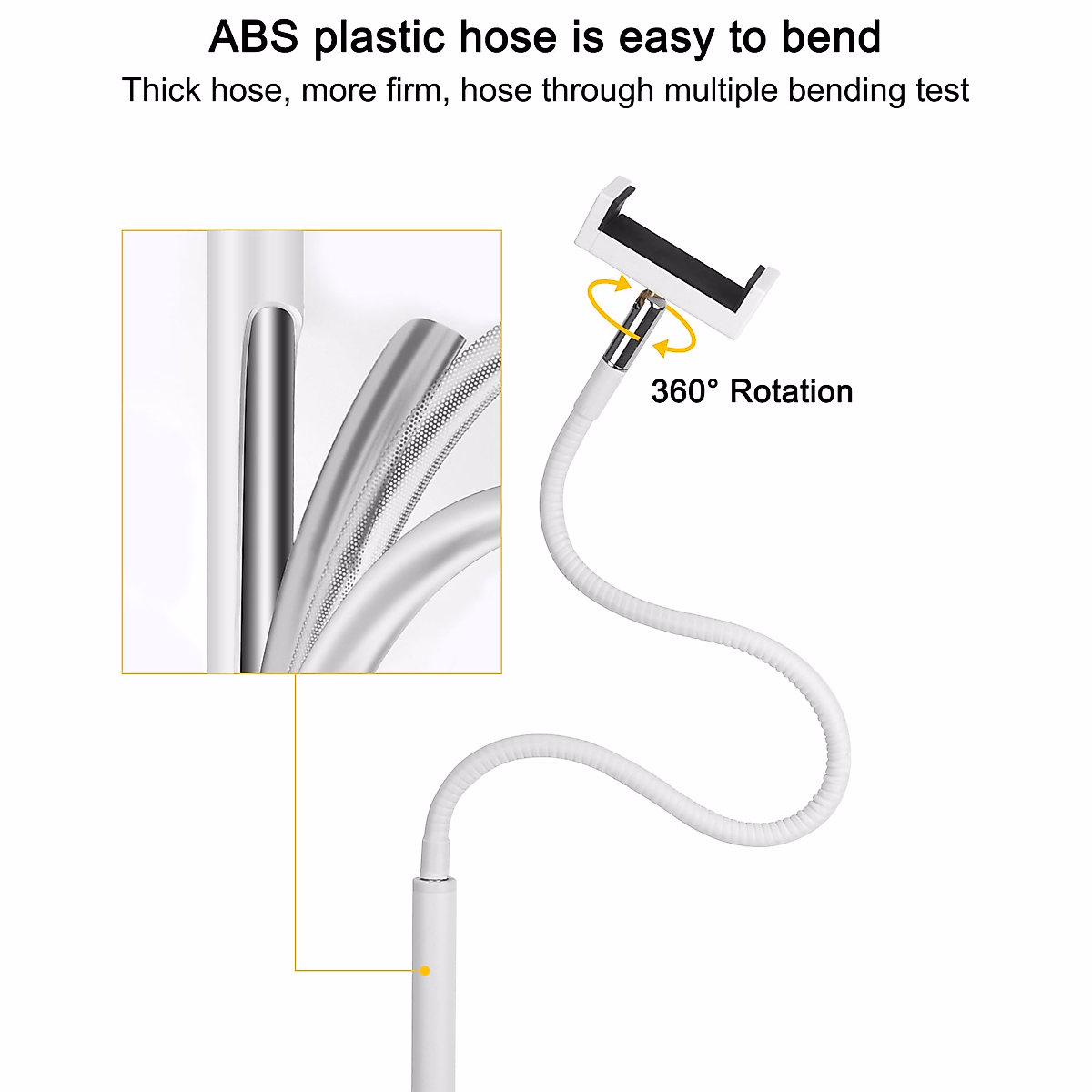 Eadaiylon Monitor Floor Stand Holder for Baby Monitors, Secure Baby Monitor Mount and Adjustable Height, Compatible with Infant Optics DXR-8 Pro