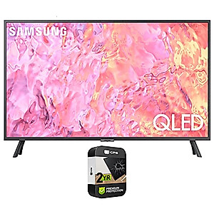 SAMSUNG QN43Q60CAFXZA 43 Inch QLED 4K Smart TV 2023 Bundle with 2 YR CPS Enhanced Protection Pack