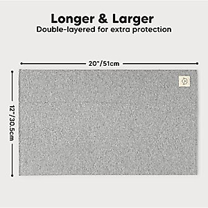 6-Pack Organic Burp Cloths Baby Girl, Boy - Large Baby Burp Cloths, Burping Cloths for Babies, Boys, Girls, Cotton Burp Cloth, Spit Up Burp Rags, Newborn Burp Clothes, Burp Cloths Neutral (Neutrals)