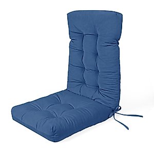 ROFIELTY Rocking Chair Cushions. 42x18 Inch Double Non-Slip Chair Cushions for Rocking Chairs Indoors/Outdoors, Tufted Fine Adirondack Chair Cushion.(Sky Blue)