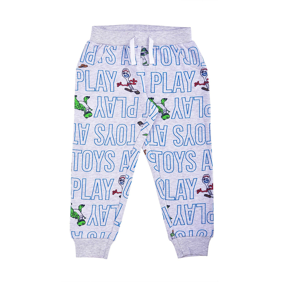 Disney Toy Story Boys 2 Pack Pants for Toddlers and Big Kids Light Grey