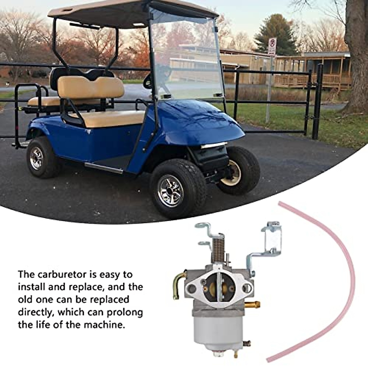 Carburetor Replacement Part Aluminium Carburetor Carb Fit for G16G20 Cart 4 Cycle 19962002 JN61410115 Car Accessories Garden Tool