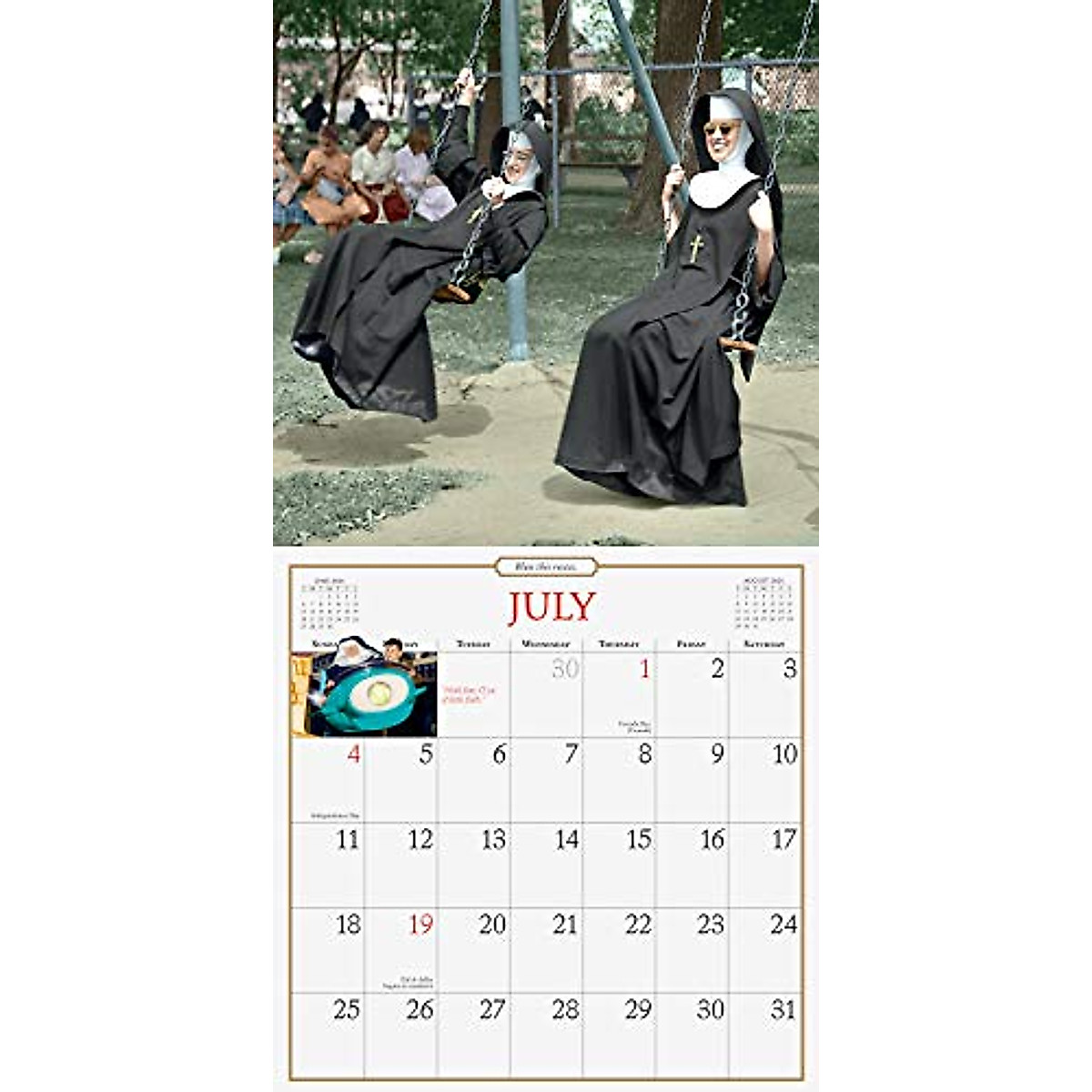 Nuns Having Fun Wall Calendar 2021