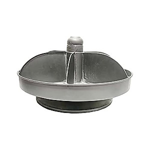 First of a Kind Metal Rotating Tray - 6 Bin Metal Rotating Hardware Bin - Farmhouse Kitchen Decor, Kitchen Storage Accessory - Serving Party Divided Tray for Snacks & Candy