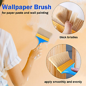 WRAPXPERT Wallpaper Tools,Wallpaper Smoothing Tool Kit for Peel and Stick,Hanging Tool Kits with Squeegee Smoother,Seam Roller for Contact Paper,Vinyl Application,Wallpaper Paste