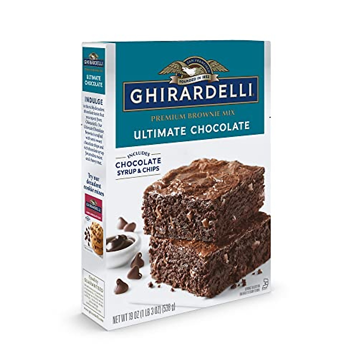 GHIRARDELLI Ultimate Chocolate Premium Brownie Mix, 19 Oz