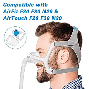 Quick-Disconnect Headgear Clips Compatible Whit AirFit F20 F30 N20, Compatible Whit AirTouch F20 F30 N20