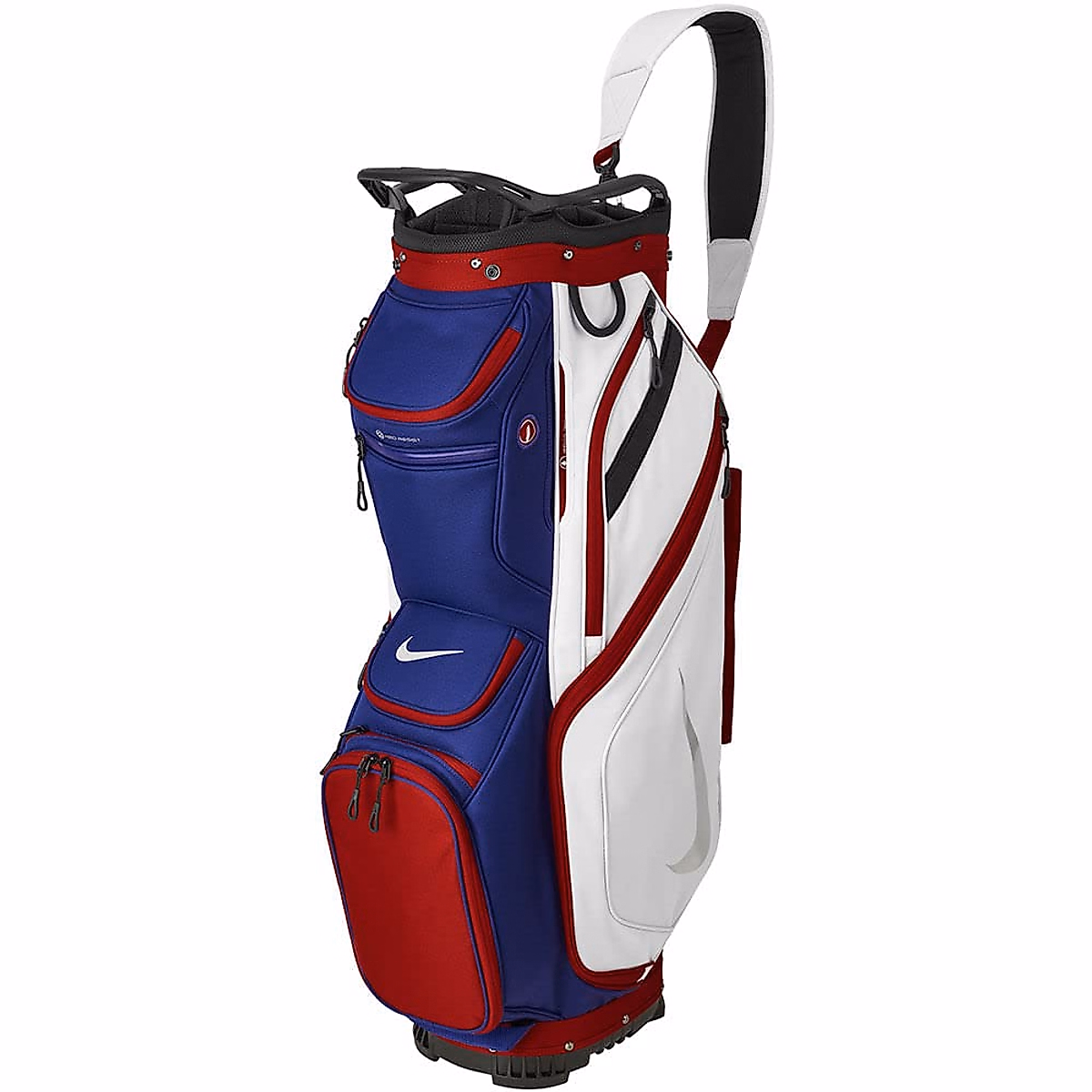 Men's Nike Performance Cart Bag '23 - Gym Red/Deep Royal Blue/Metallic Silver