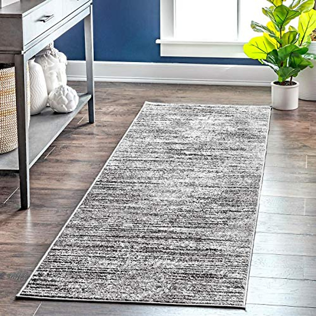 nuLOOM Elsa Faded Area Rug, 9' x 12', Grey