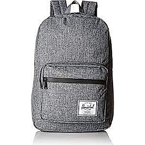Herschel Pop Quiz Backpack, Raven Crosshatch/Black, Classic 22L