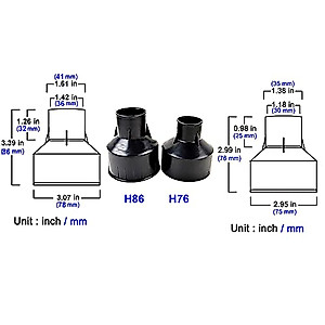 E-Simpo 6-Pack Embedded Housing Part ABS Antioxidant Built-in Fitting for Waterproof Outdoor Indoor Pre-embedded Concrete Grassland Inserts,to Fix the LED InGround Step Stair Pavement Pool Light (H86)