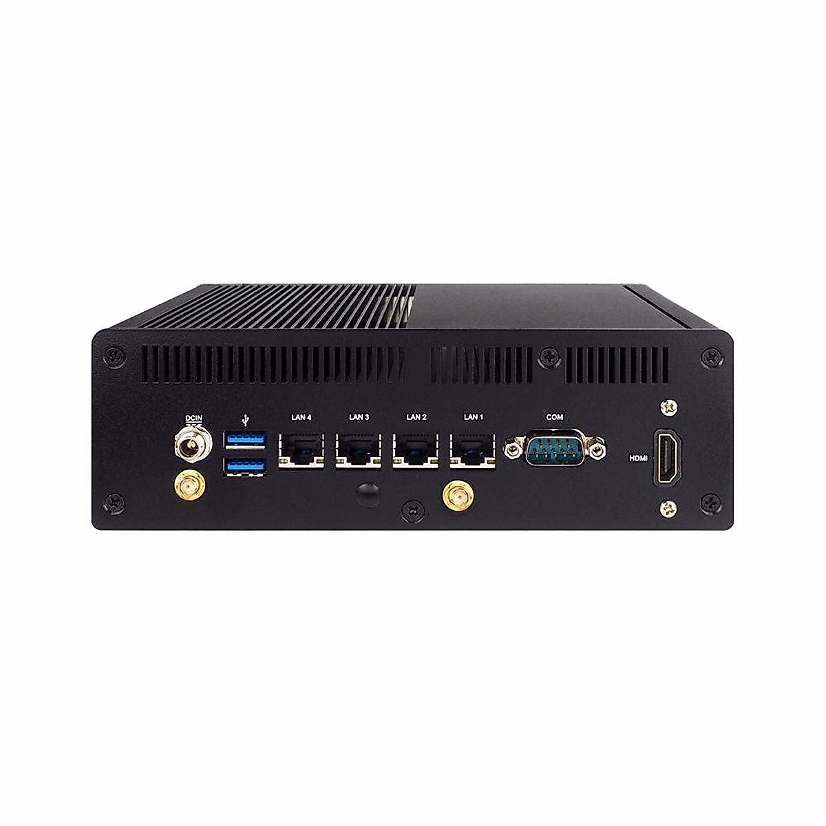 JETWAY HBFDF731T2-3965-B FANLESS Mini PC W/Intel KABY Lake-U CELERON 3965U, Quad Intel LAN, TPM 2.0