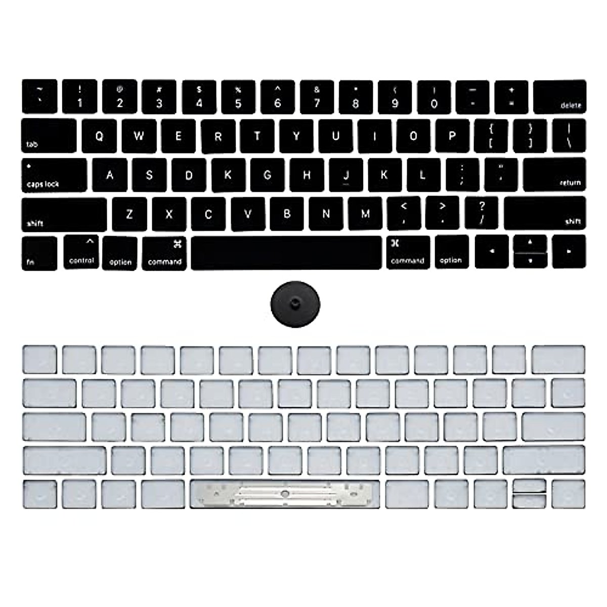 NUOLAISUN Keyboard Keycaps Keys Cap US Set Replacement for MacBook Pro A1706 A1707 2016 2017 Year 13" 15" Full Keycap with Removal Tool