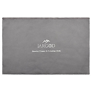JARGOD Pro Size Silver Polishing Cloth Jewelry Cleaning Cloth 11" X 14" inches for Cleaning Gold, Silver and Platinum Jewelry Coins Watch, Keeps Jewelry Clean and Shining. (Pack of 1)