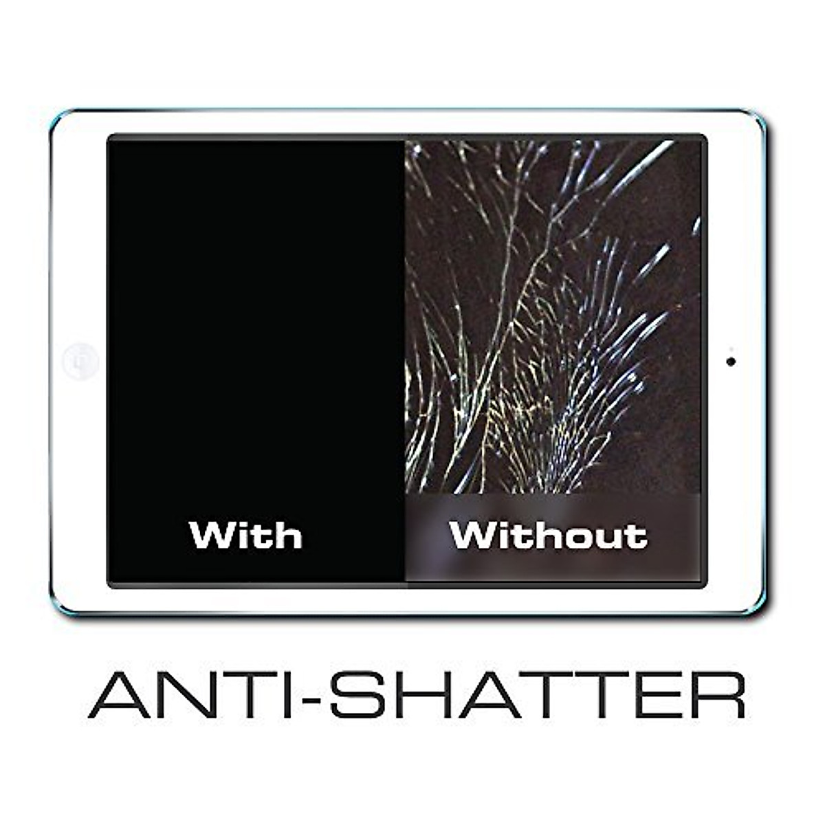 MYGOFLIGHT ArmorGlas Tempered Glass Screen Protector for iPad Pro 11 (Gen 1-4) and Air (Gen 4-5) Anti-Glare Anti-Reflection Anti-Shatter Scratch & Fingerprint Resistant Bubble-Free Easy Install