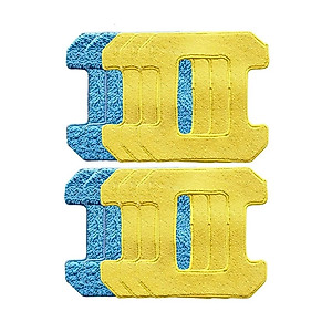 TUITA 10Pcs Rubbing Mop Pads .Compatible for Hobot 298. Window Cleaning Robot Accessories Rag Microfiber Material Wet Cleaning+Dry