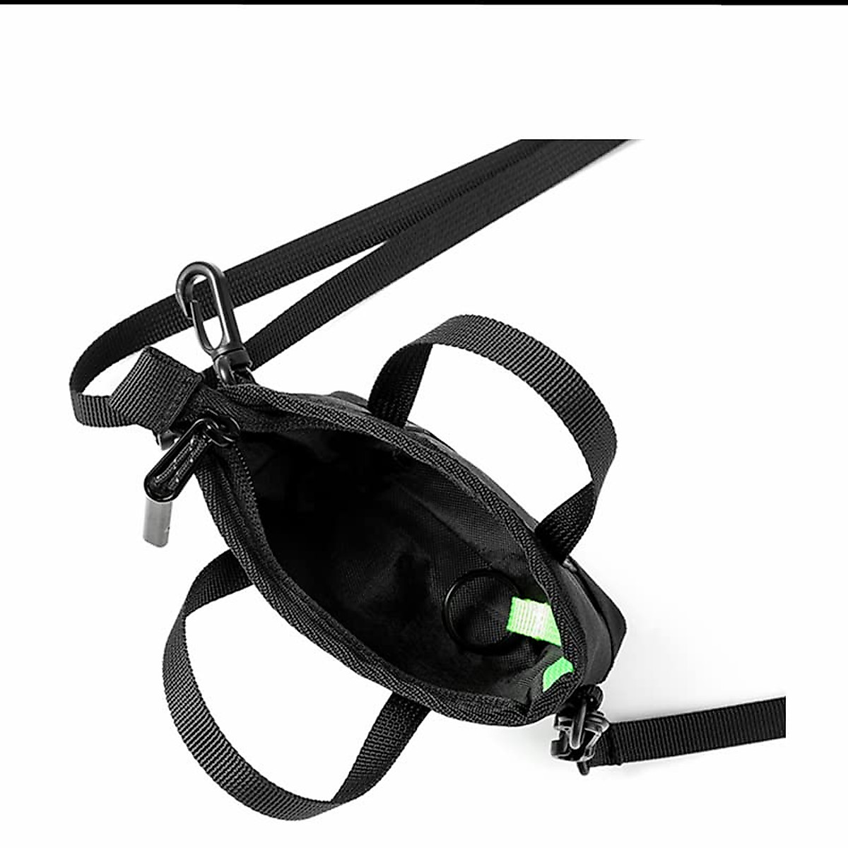 Amazing Pick (Black) Mini Tote Bag for Men Women Small Shoulder Crossbody Cell Phone Bag with Adjustable Shoulder Strap