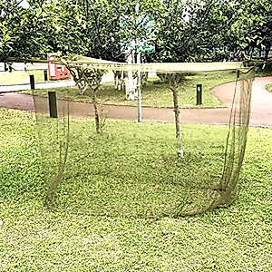 LIUHD Parasol Mosquito Net Cover,Outdoor Camping Mosquitoes Patio Umbrella Net Screen Polyester Zippered Mesh Enclosur for Patios Outdoor Camping Activities