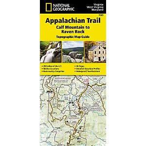Appalachian Trail: Calf Mountain to Raven Rock Map [Virginia, West Virginia, Maryland] (National Geographic Topographic Map Guide, 1505)