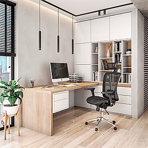 Techni Mobili Mesh Office Chair, Black