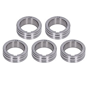 5Pcs Welder Wire Feed Roller Wire Feed Roll Welder Wire Feed Roller 0.8‑1.0mm Groove Feeding Guide Wheel for BINZEL Welding Machine