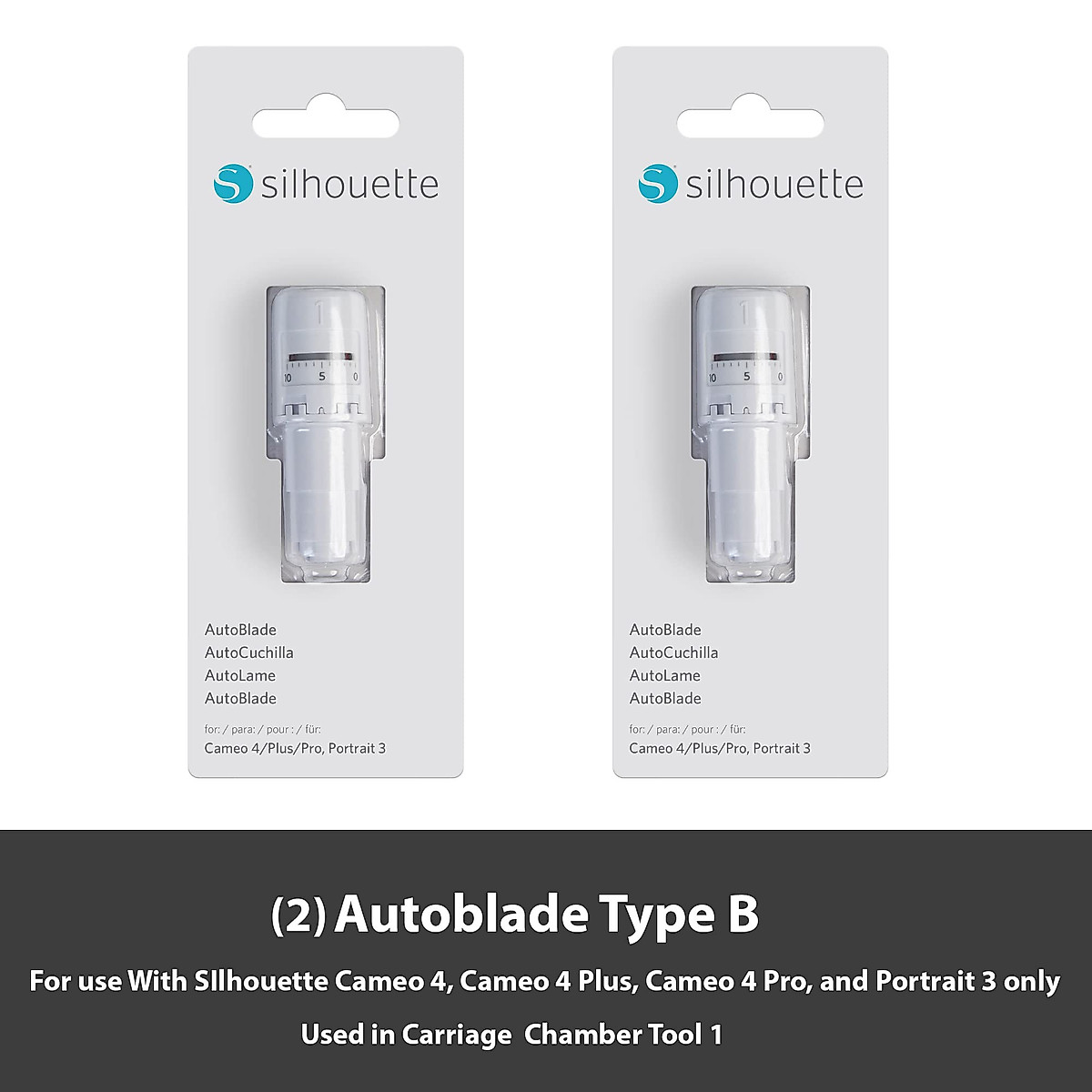 Silhouette Cameo 4 Extras Bundle with Extra AutoBlade, Tool Kit, Cutting mat and PixScan. Silhouette Handbook,10 Extra Designs - Black Edition