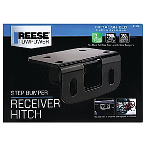 Reese Towpower 81378 Class II Step Bumper Receiver Hitch, Black