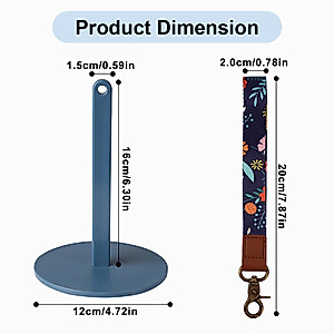 Dasonwin Portable Wrist Yarn Holder,Blue Crochet Holder,Plastic Hanging Yarn Holder for Crocheting,Perfect for Travel and on-The-go Crocheting,Knitting Gift for Craft Lovers.…