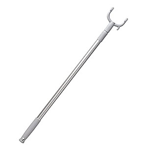 BESPORTBLE Metal Hangers Balcony Clothes Pole Clothes Drying Rod Clothes Drying Fork Rod Retractable Clothes Fork Hanger Simple Clothes Drying Rod 1Pc Household Clothes Fork Clothesline Outdoor