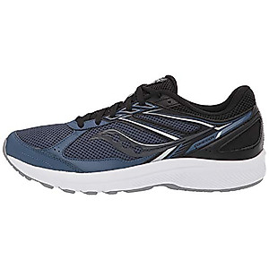 Saucony mens Cohesion 14 Road Running Shoe, Blue/Black, 10 US