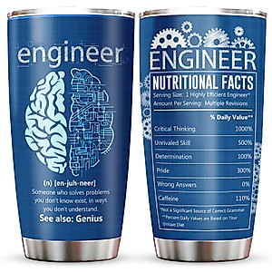 Jevuta Engineer Gifts, Mechanical Engineering Gifts, Gifts For Engineers, Future Engineer Gifts, Aerospace Engineering Gifts, Graduation Gifts For Engineers, Retirement Gift For Engineer Tumbler 20oz