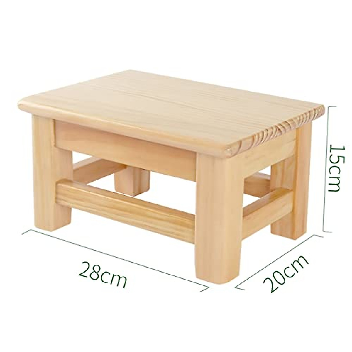 JIAHESHYP Bathroom Stool Bath Stool Non-Slip Waterproof Shower Stool, Shoe Stool, Portable Stool, for Kitchen, Bathroom, Garden & Outdoor (Size : 28 * 20 * 15cm)