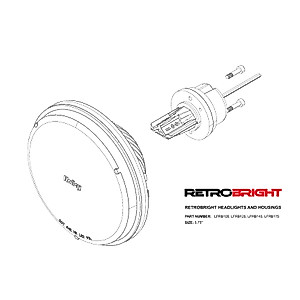 Retrobright - Retrobright Led Sealed 5.75In Rnd Yellow (LFRB105)